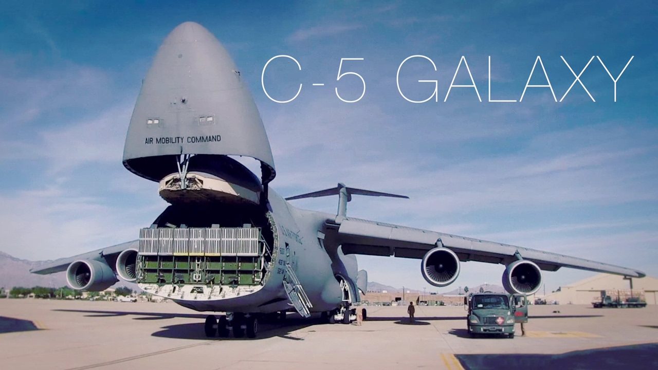 The Largest Plane In The Air Force C 5 Galaxy Cargo Loading AIIRSOURCE The Largest Plane In The Air Force C 5 Galaxy Cargo Loading AIIRSOURCE
