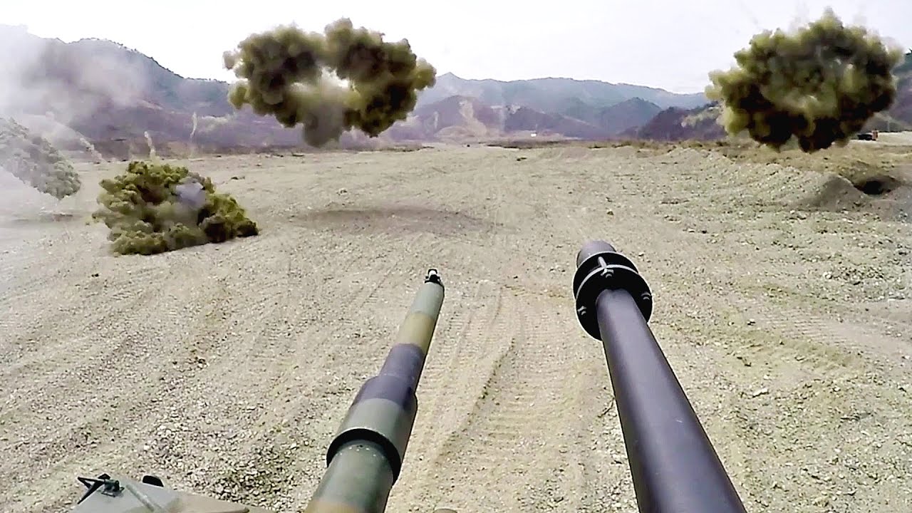 US & S. Korean Tanks Show Off Their Fire Power & Maneuverability ...