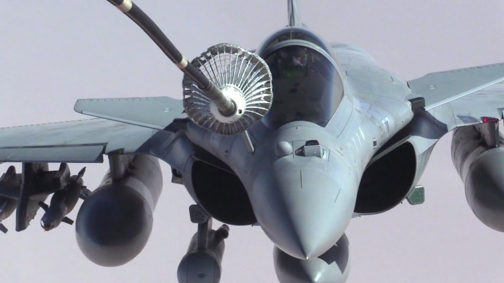 French Rafales and USAF F-15s In-flight Refueling | AIIRSOURCE